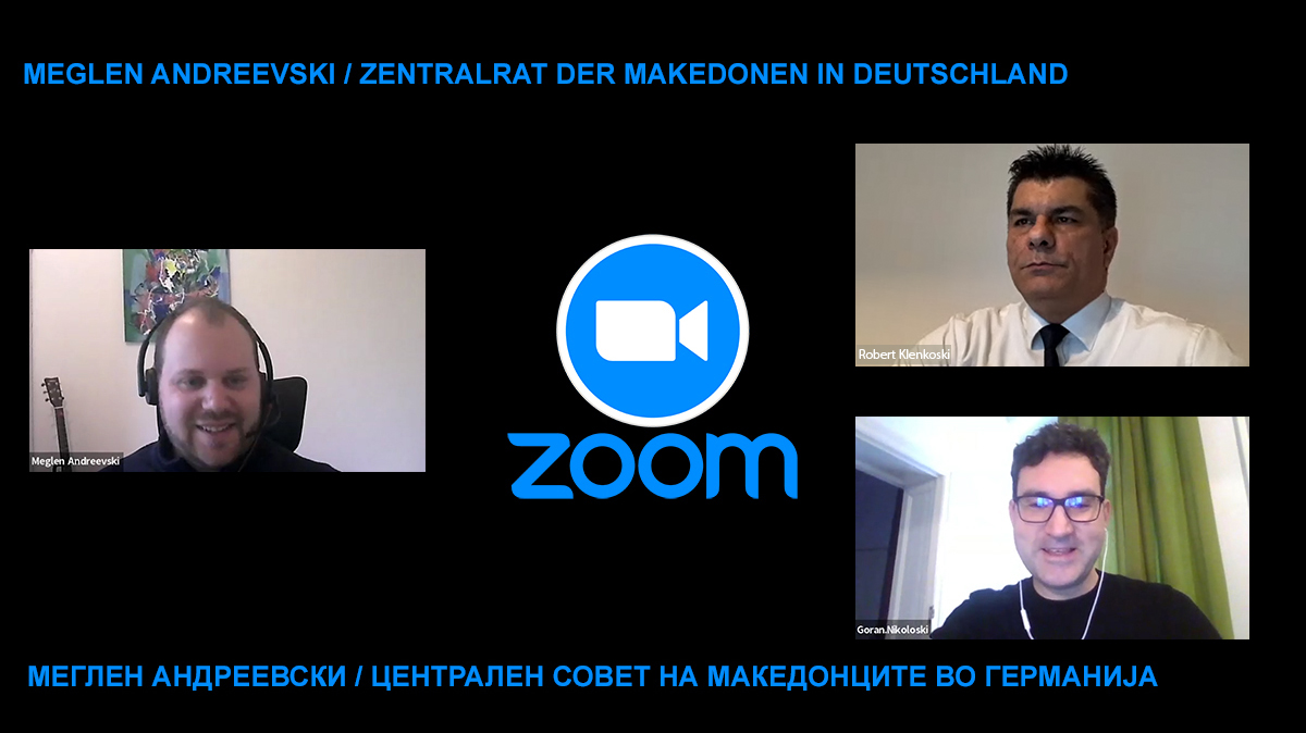 Treffen zwischen dem Zentralrat der Makedonen und Meglen Andreevski ...